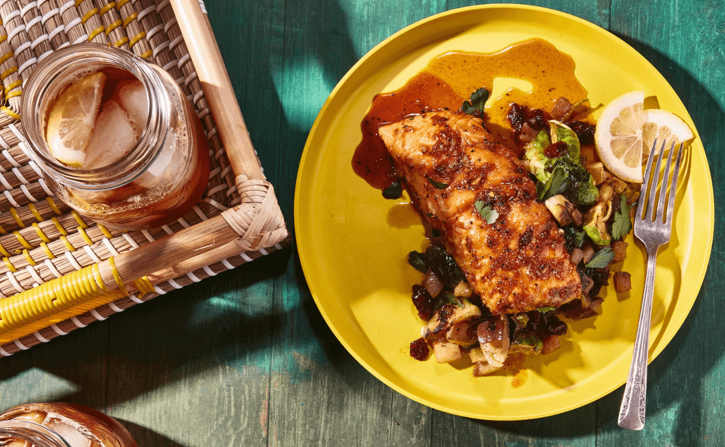 Whiskey and Sweet Tea Glazed Salmon is an Easy, Tasty Weeknight Meal