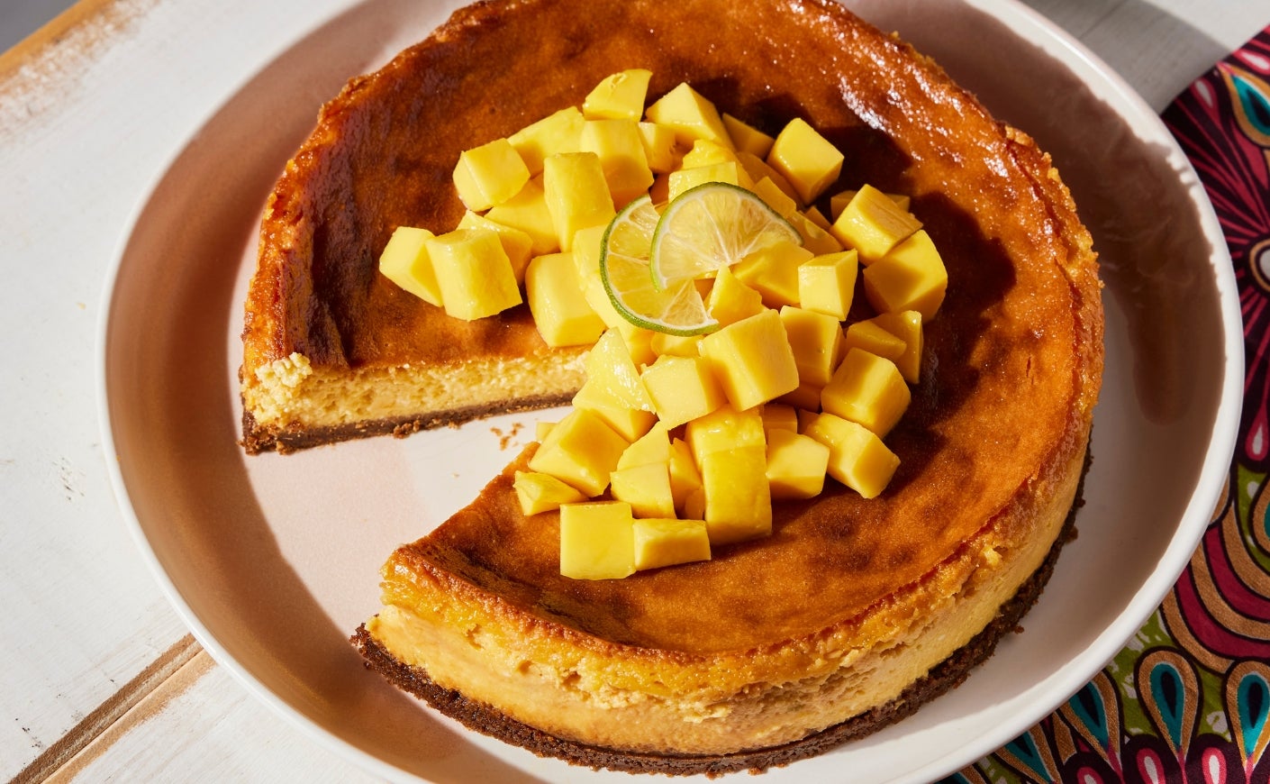 This Mango Cheesecake Gets Extra Flavor From Fennel Seeds