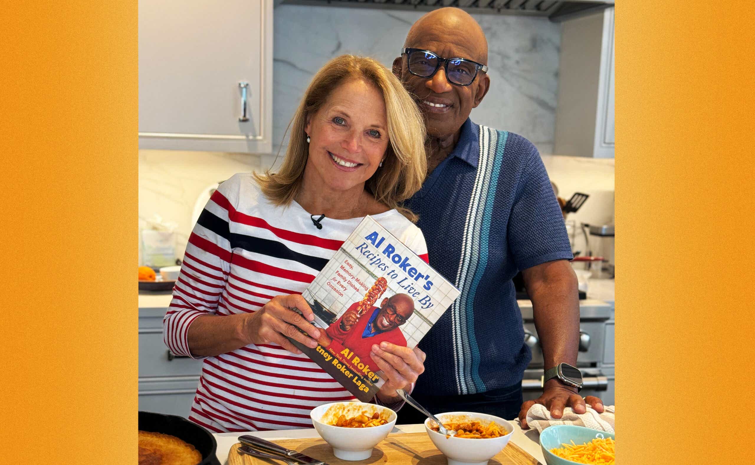 Katie Couric and Al Roker Reunite to Make Beef Chili & Cornbread