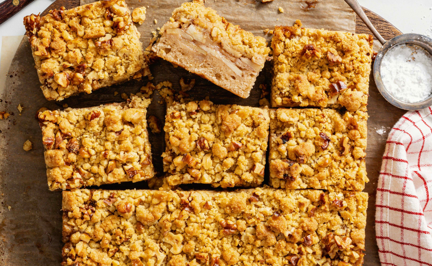 Katarina Cermelj's Perfect Apple Crumble Cake Recipe is Egg-Free